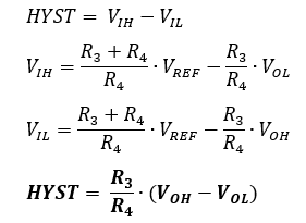Hysteresis in Comparators